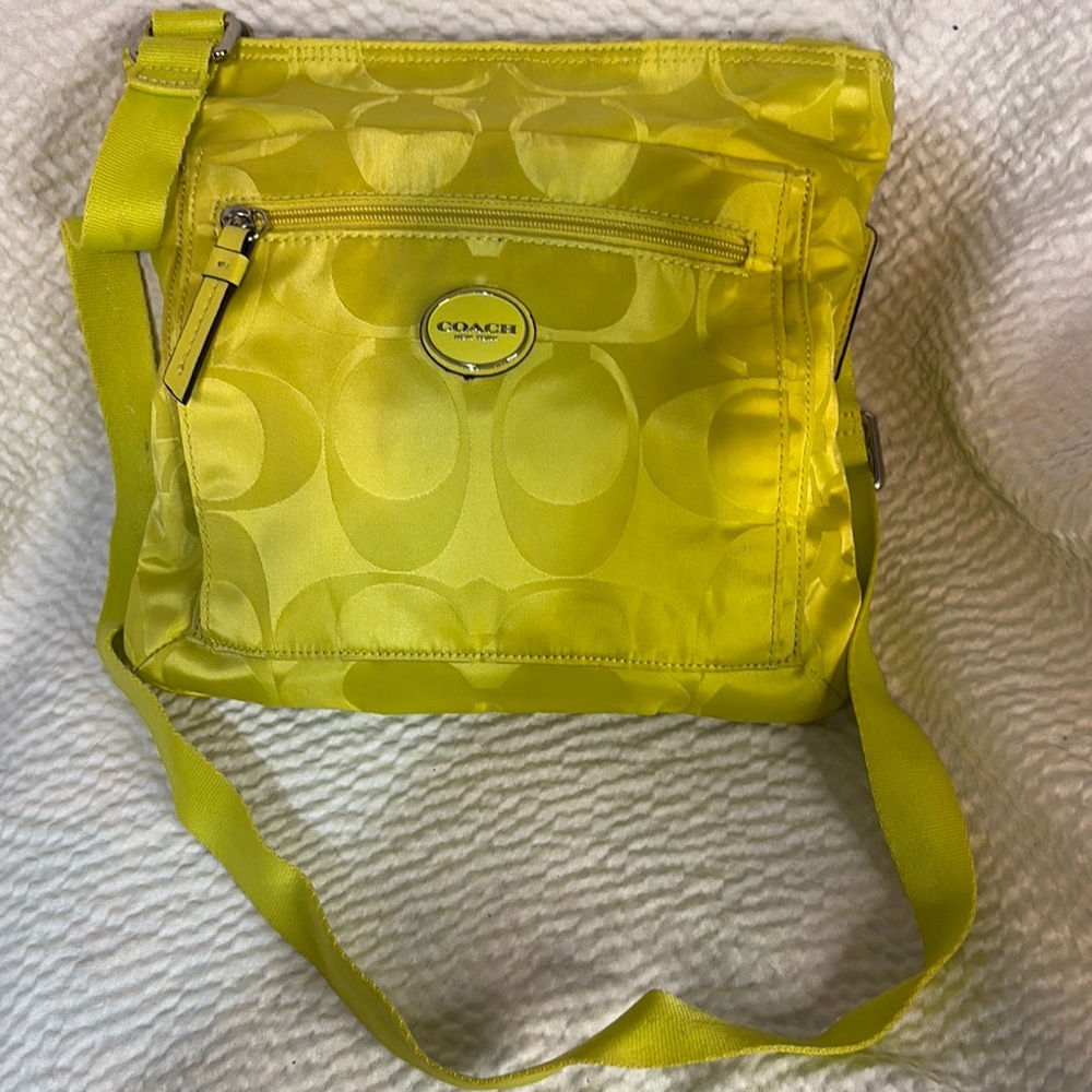 Coach Yellow Crossbody Bag - Gem